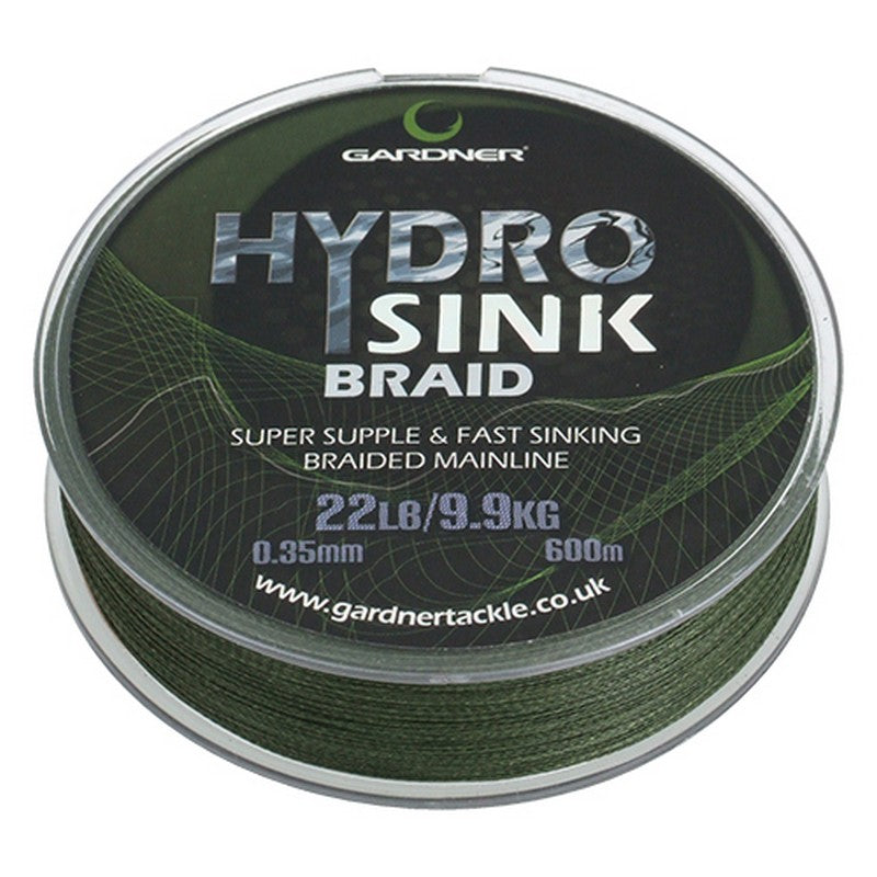 Gardner Hydro Sink Braided Mainline 22lb – The Tackle Company