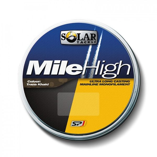 Solar Tackle Mile High Mono Mainline - Trans Olive 1250m – The Tackle ...