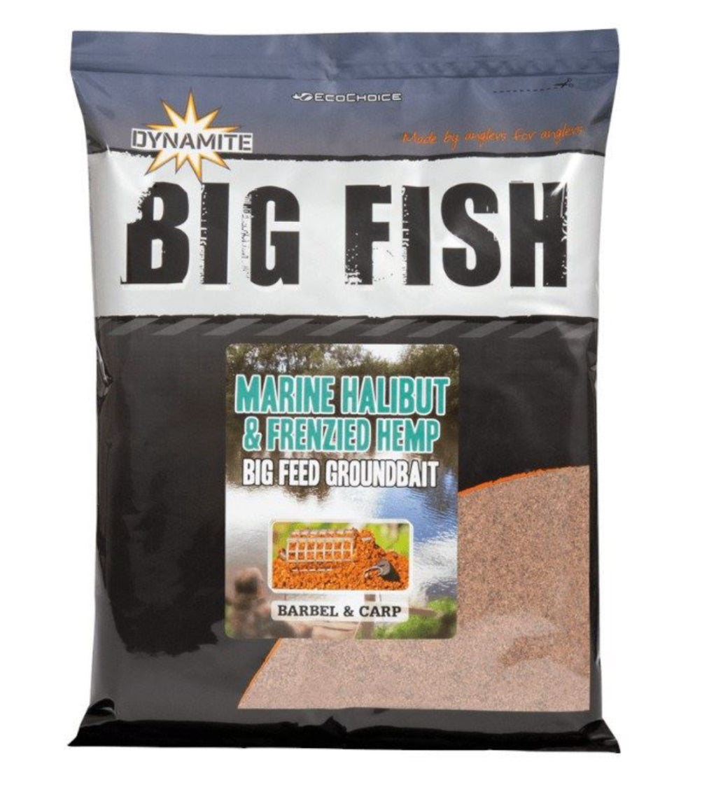 Dynamite Baits Big Fish Marine Halibut & Frenzied Hemp Groundbait 1.8K ...