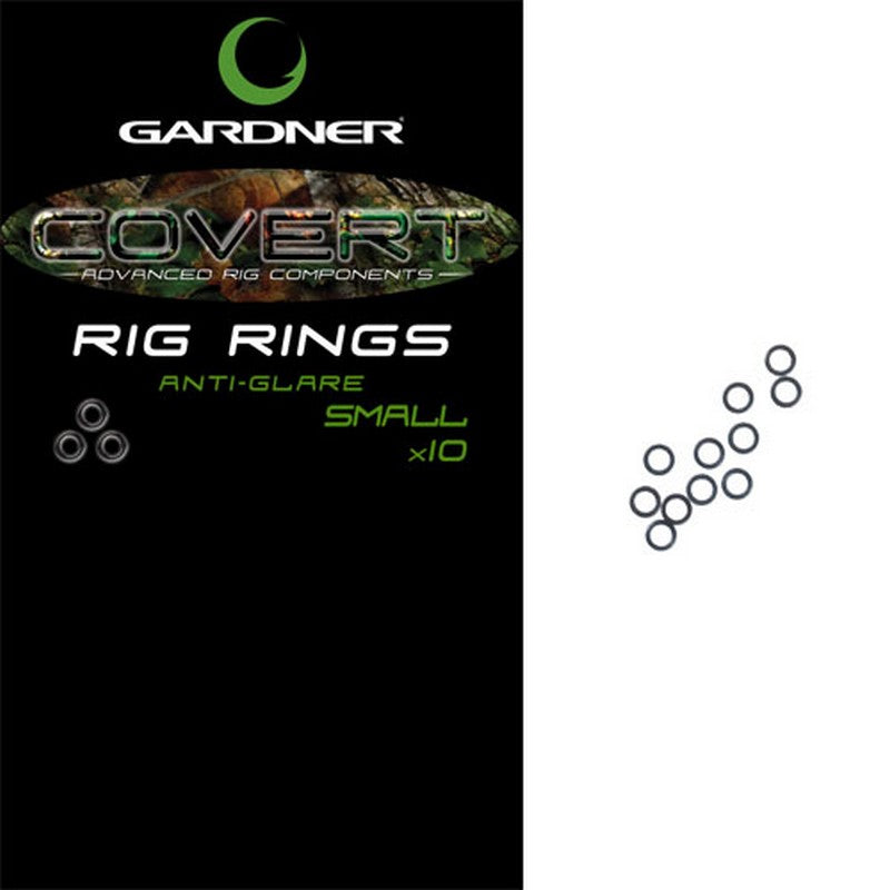 Gardner Covert Rig Rings Small Anti Glare – The Tackle Company