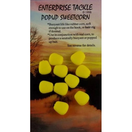Enterprise Tackle Yellow Pop Up Imitation Sweetcorn – The Tackle Company