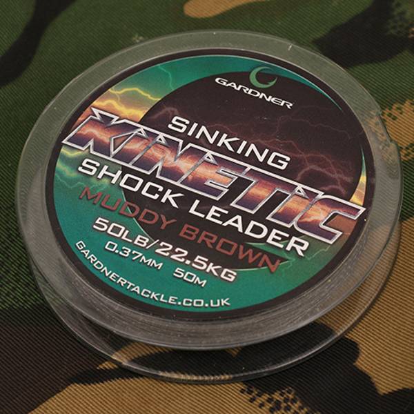 Gardner Sinking Kinetic Shock Leader Brown 50m – The Tackle Company