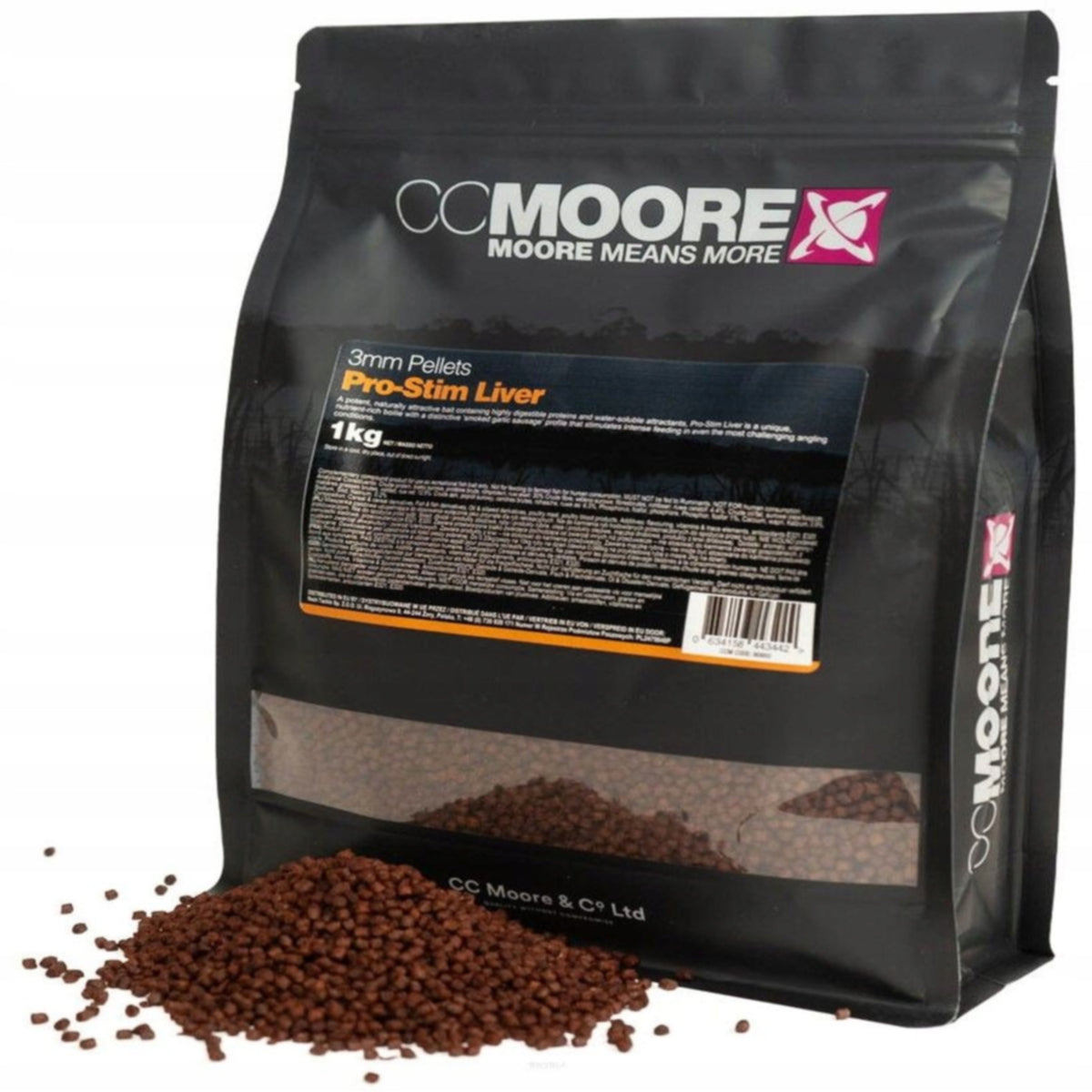 CC Moore Pro Stim Liver 3mm Pellets 1kg – The Tackle Company