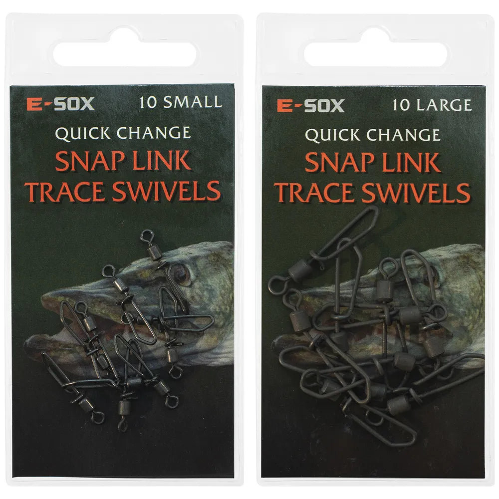 Drennan E-Sox Quick Change Snap Link Trace Swivels – The Tackle Company