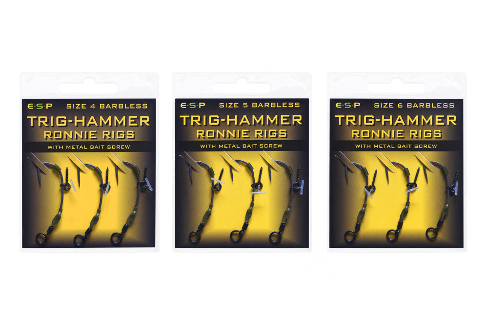 ESP Trig-Hammer Ronnie Rig Barbless Hooks – The Tackle Company